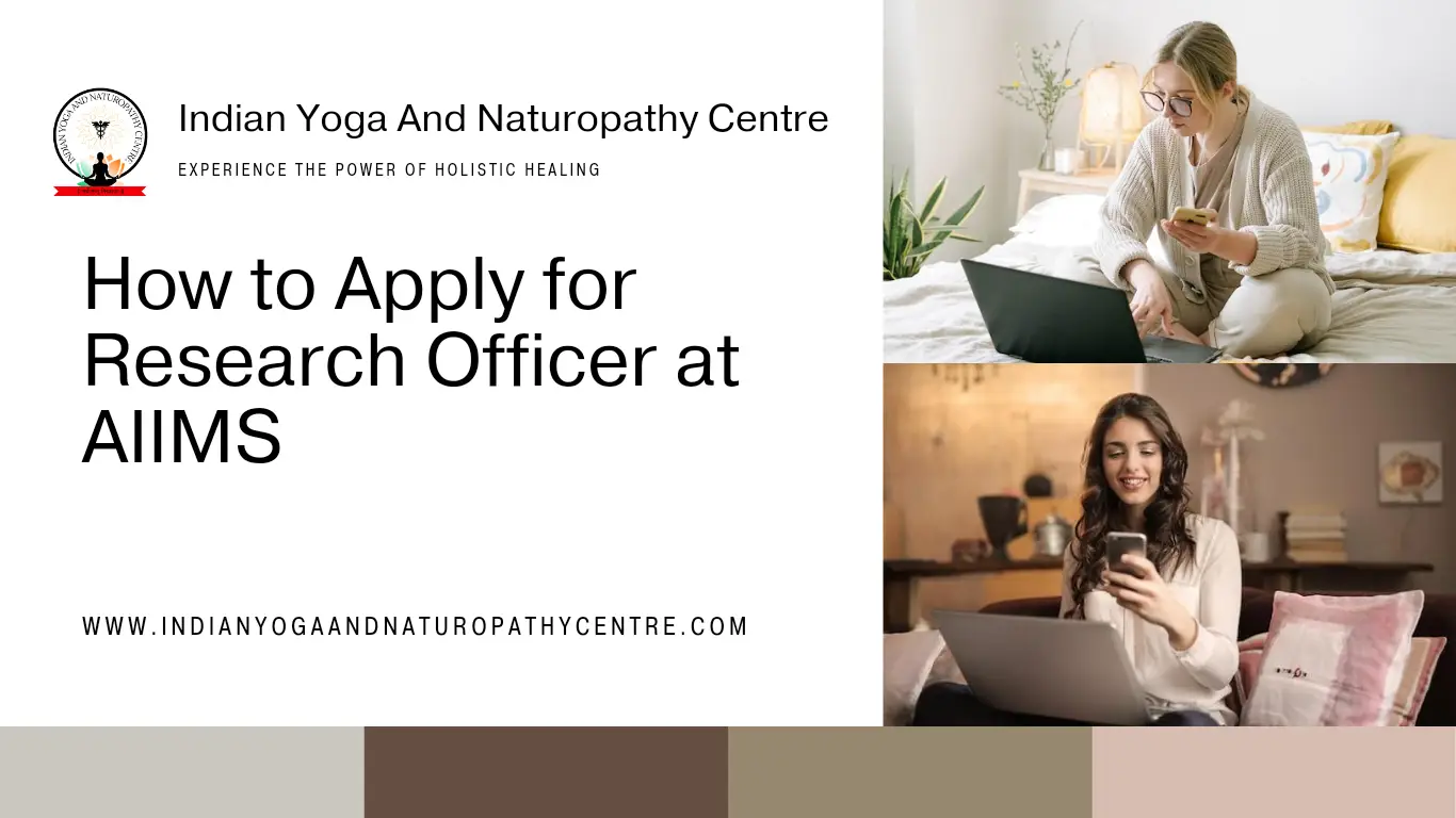 How to Apply for Research Officer at AIIMS 😊